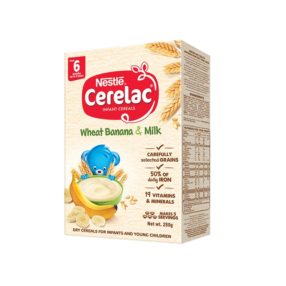 Cerelac Infant Cereal Wheat Banana & Milk 250g