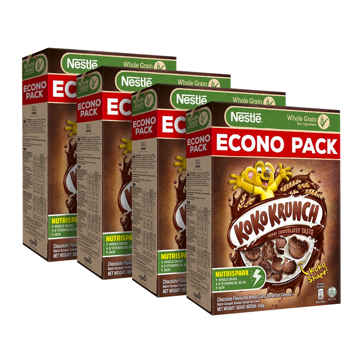 Koko Krunch 450g Bundle of 4