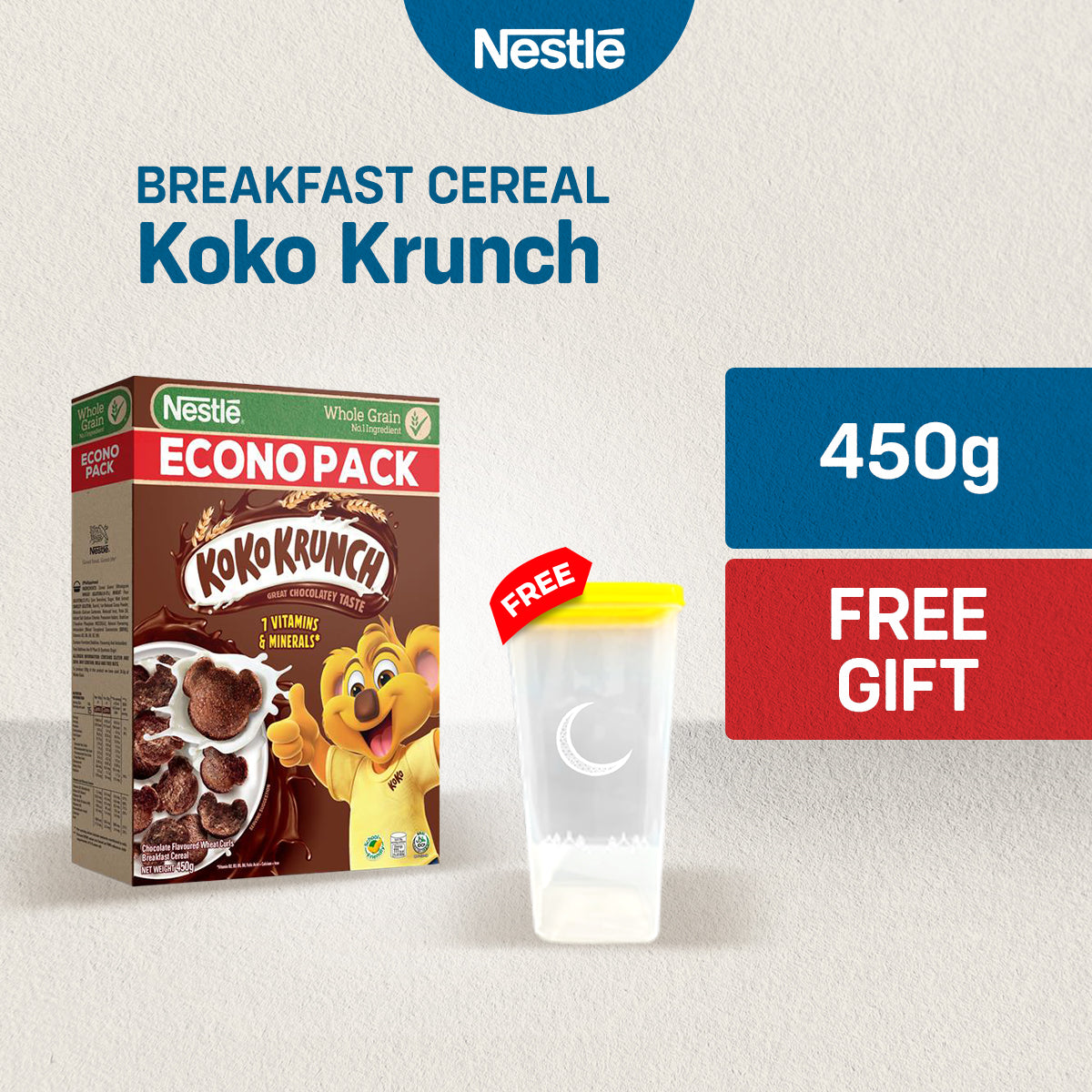 [FREE KOKO KRUNCH RAMADAN CANISTER] Koko Krunch Breakfast Cereal 450g