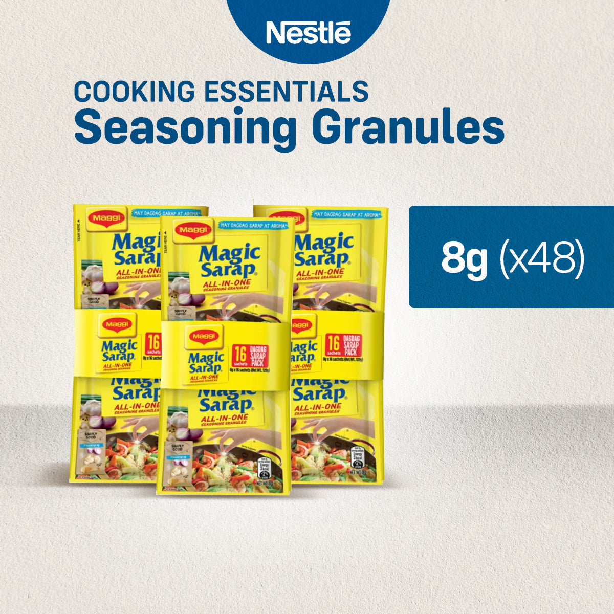 MAGGI Magic Sarap All-In-One Seasoning 8g - Pack of 48