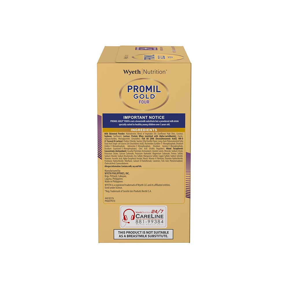 PROMIL GOLD FOUR Powdered Milk Drink for Pre-Schoolers 3 to 5 Years Ol