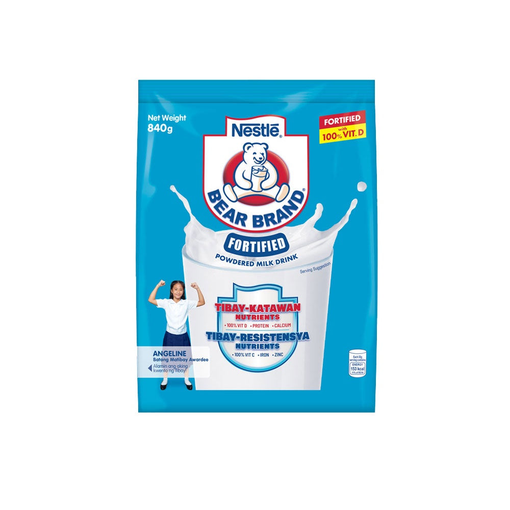 Bear Brand Fortified Powdered Milk Drink 840g