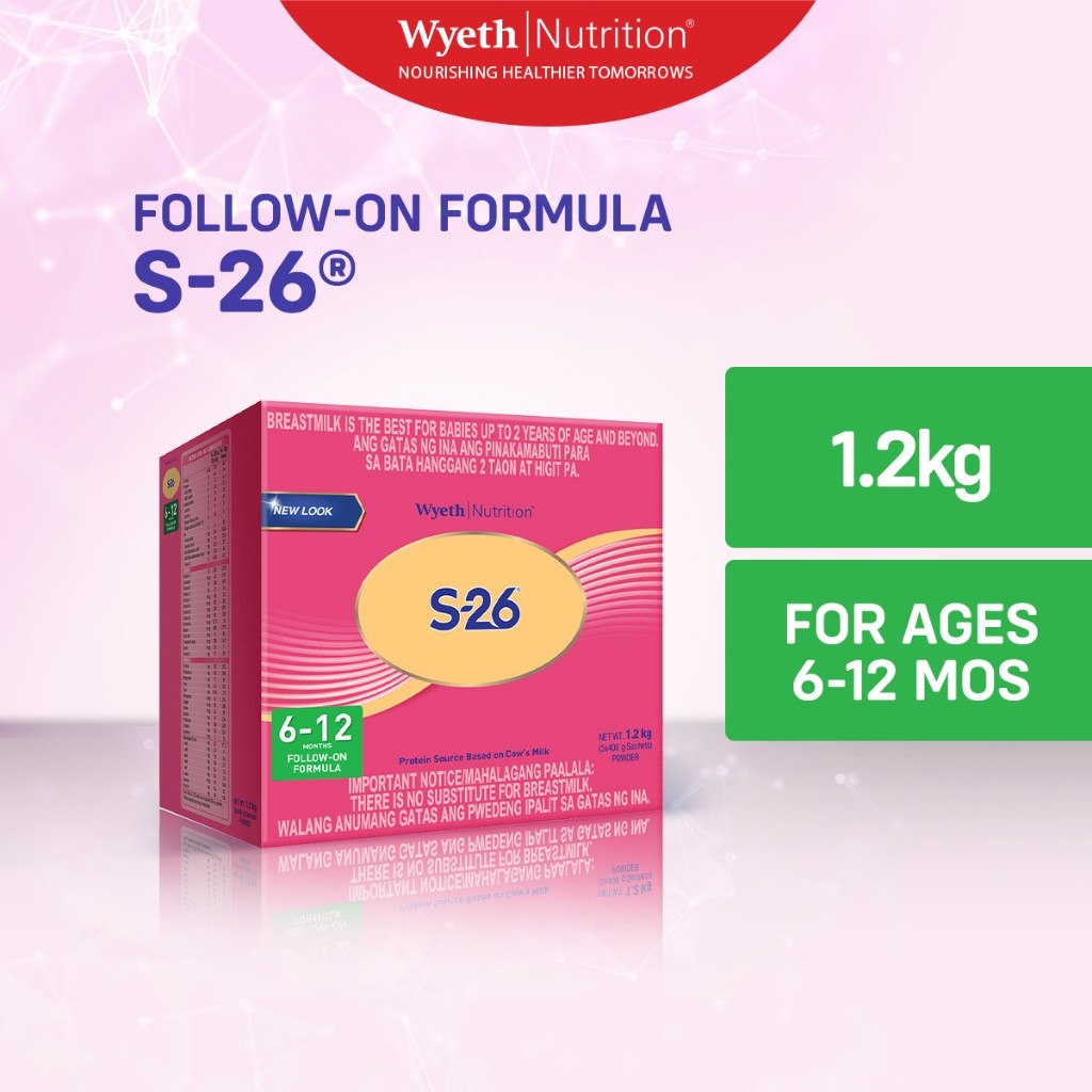 S-26 Two Follow-on Formula for 6 to 12 Months 1.2kg