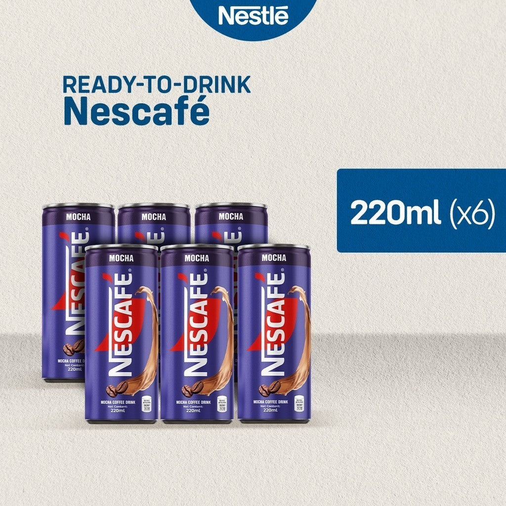 [NEW] Nescafe Ready to Drink Mocha 220ml - Pack of 6