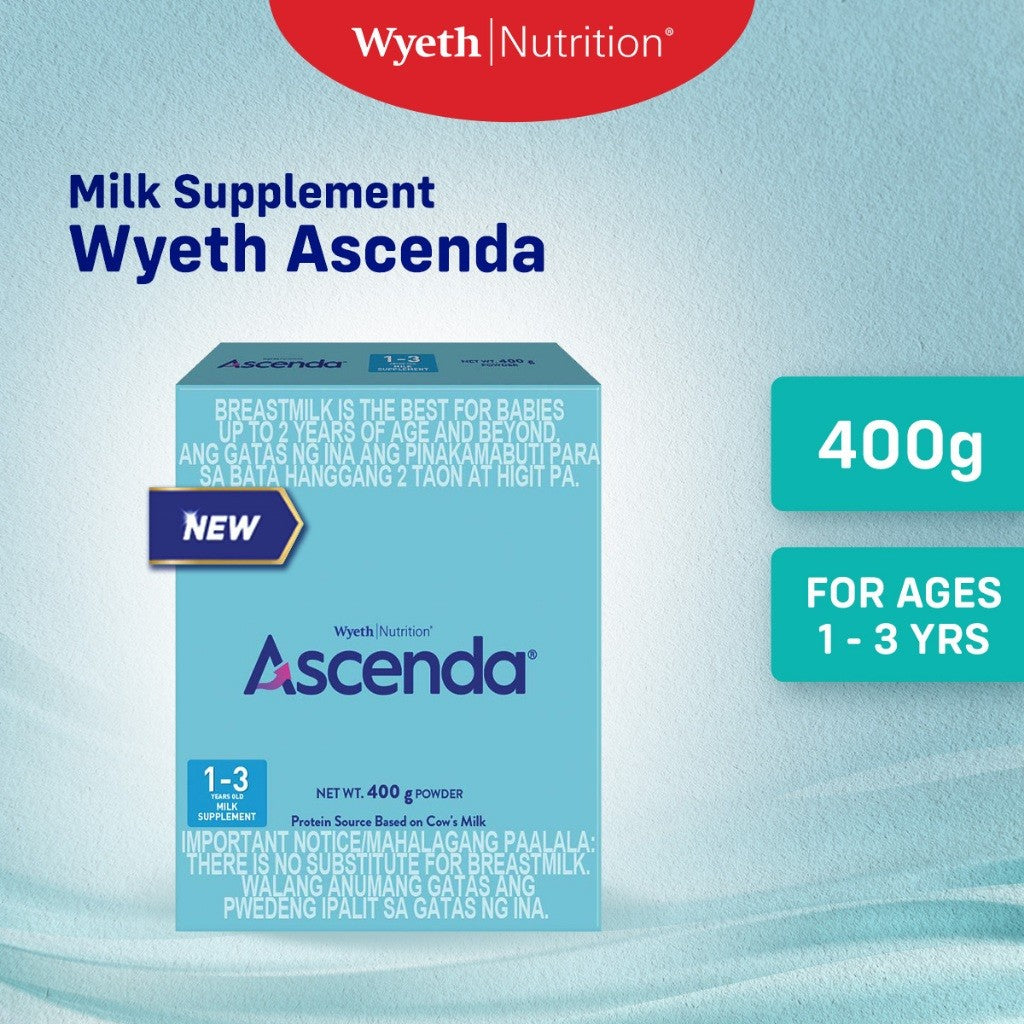 Ascenda Milk Supplement for Children 1 to 3 Years Old 400g