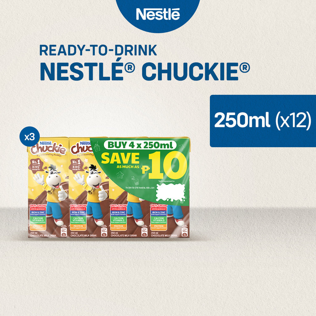 Chuckie Chocolate Flavoured Milk 250ml x12