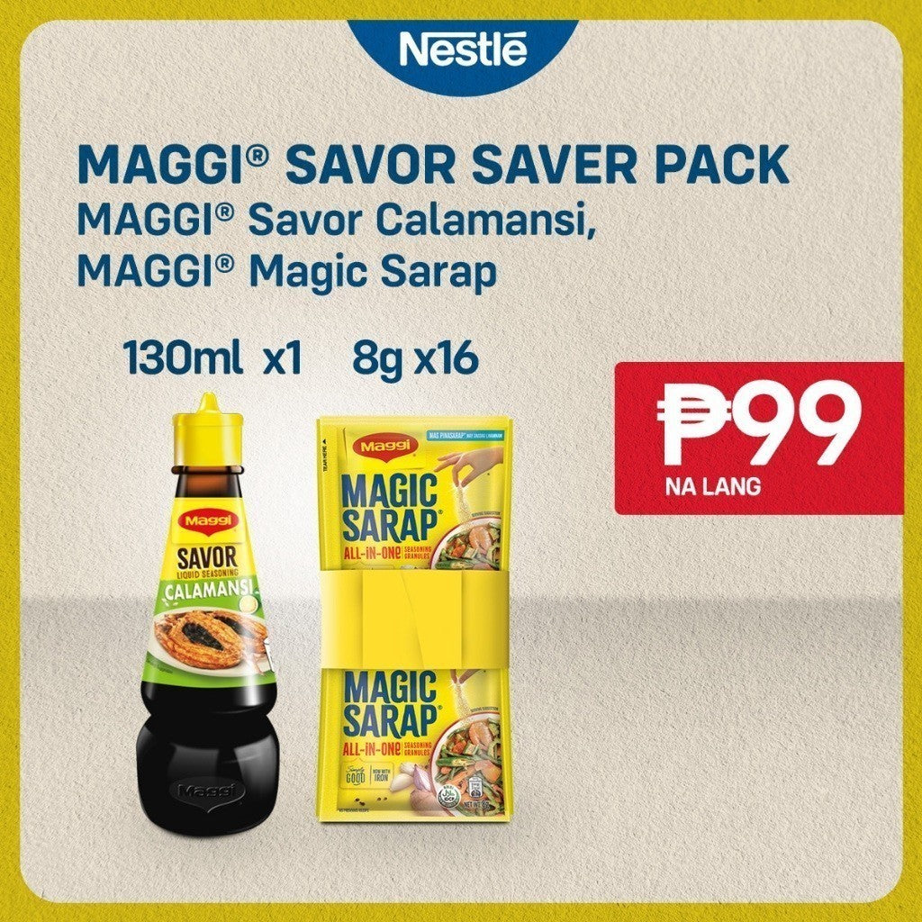 Buy Maggi Magic Sarap Granules 8g x 16 + Maggi Savor Calamansi Liquid