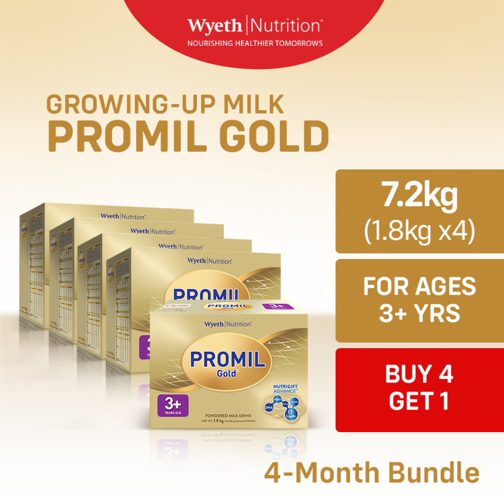 [BUY 4 GET 1] PROMIL GOLD FOUR Powdered Milk Drink for Over 3 Years Ol