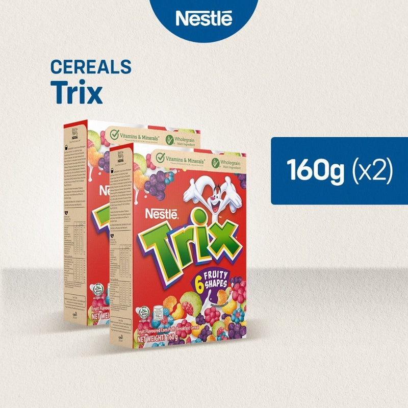 Trix Breakfast Cereal 160g - Pack of 2