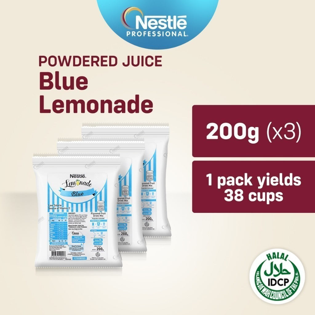 Nestle Blue Lemonade 200g - Pack of 3