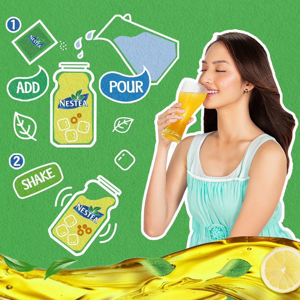 Nestea Cleanse Lemon Cucumber Powdered Green Tea with Fiber 250mL - Pa