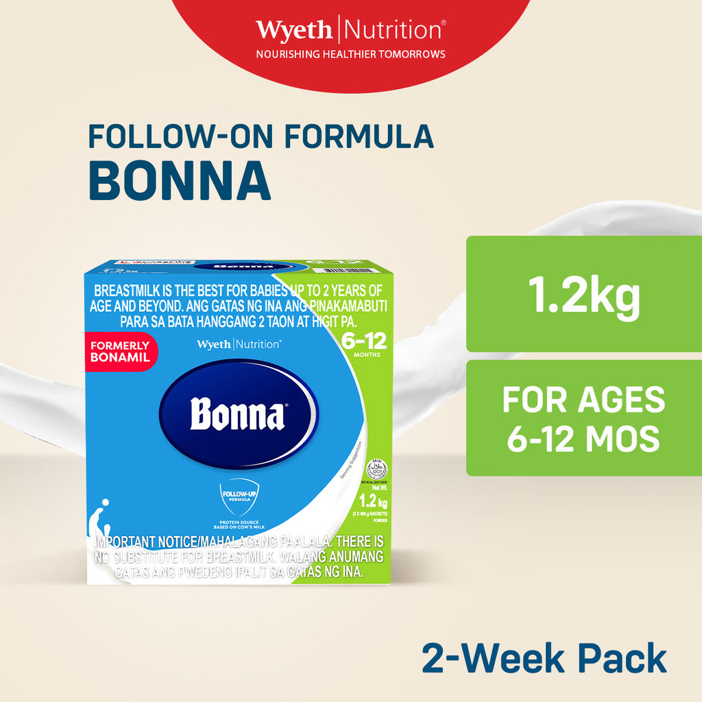 BONNA Stage Two Follow-On Formula Milk Powder for 6-12 Months Old 1.2k