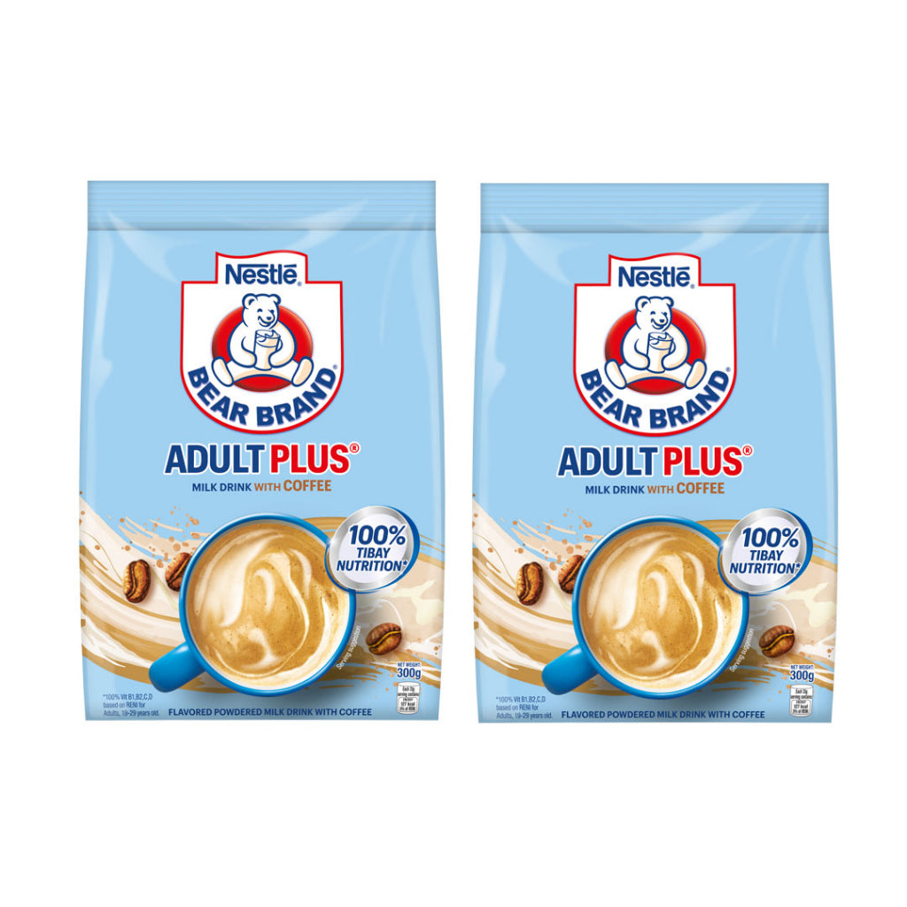 Bear Brand Adult Plus Milk Powder With Coffee 300g