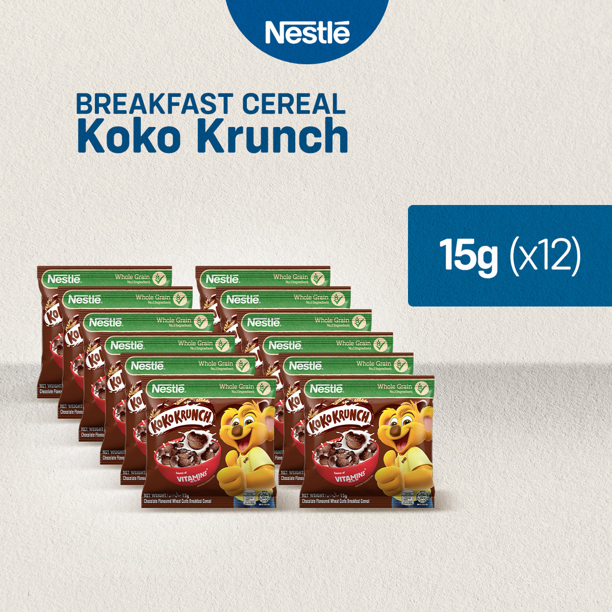 Koko Krunch Breakfast Cereal 15g - Pack of 12