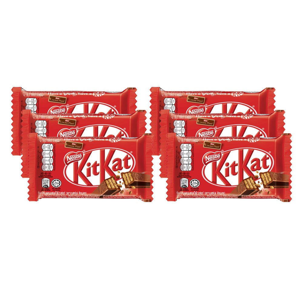 Kit Kat Milk Chocolate 4-Finger 35g - Pack of 6