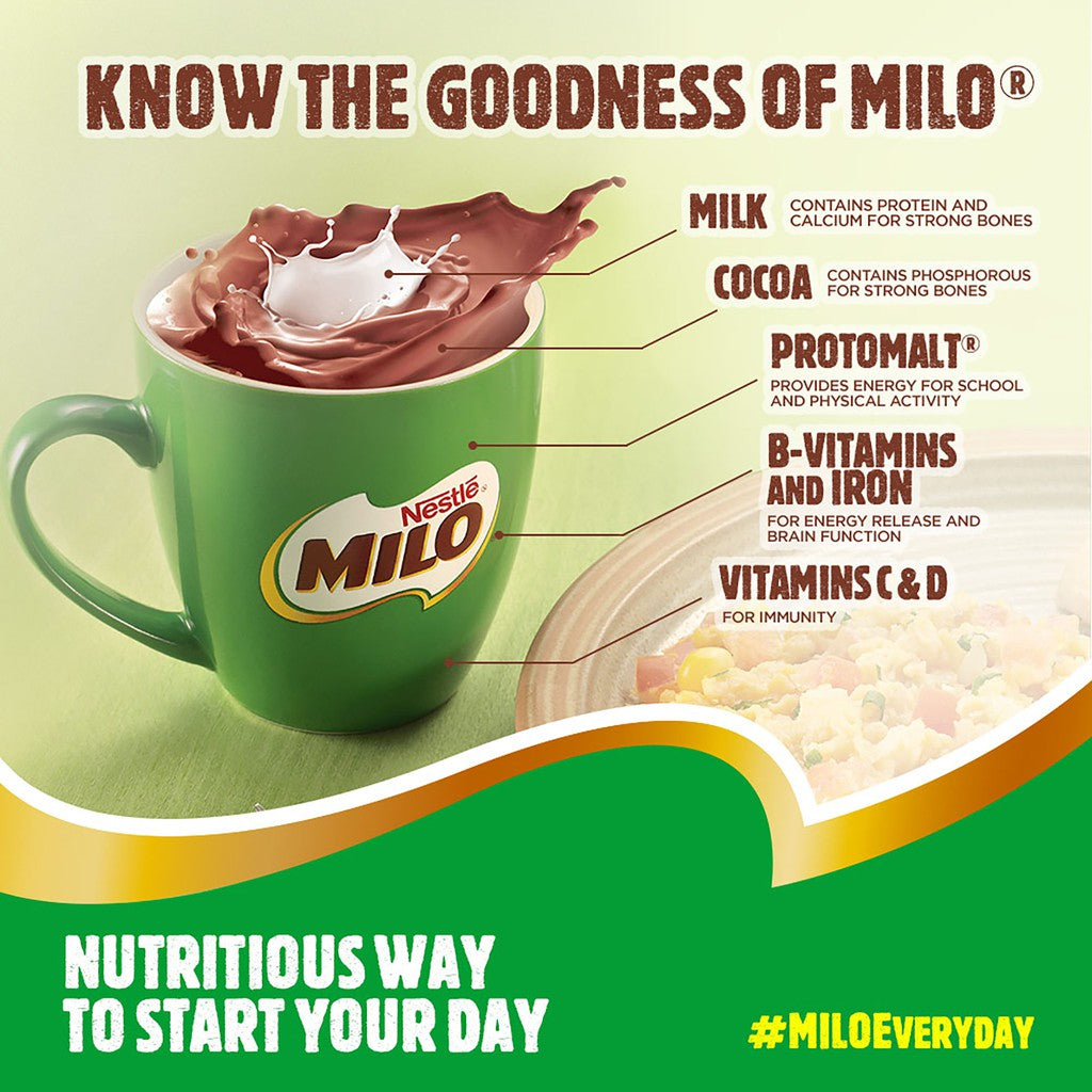 Milo Activ-Go Choco Malt Powdered Milk Drink 300g