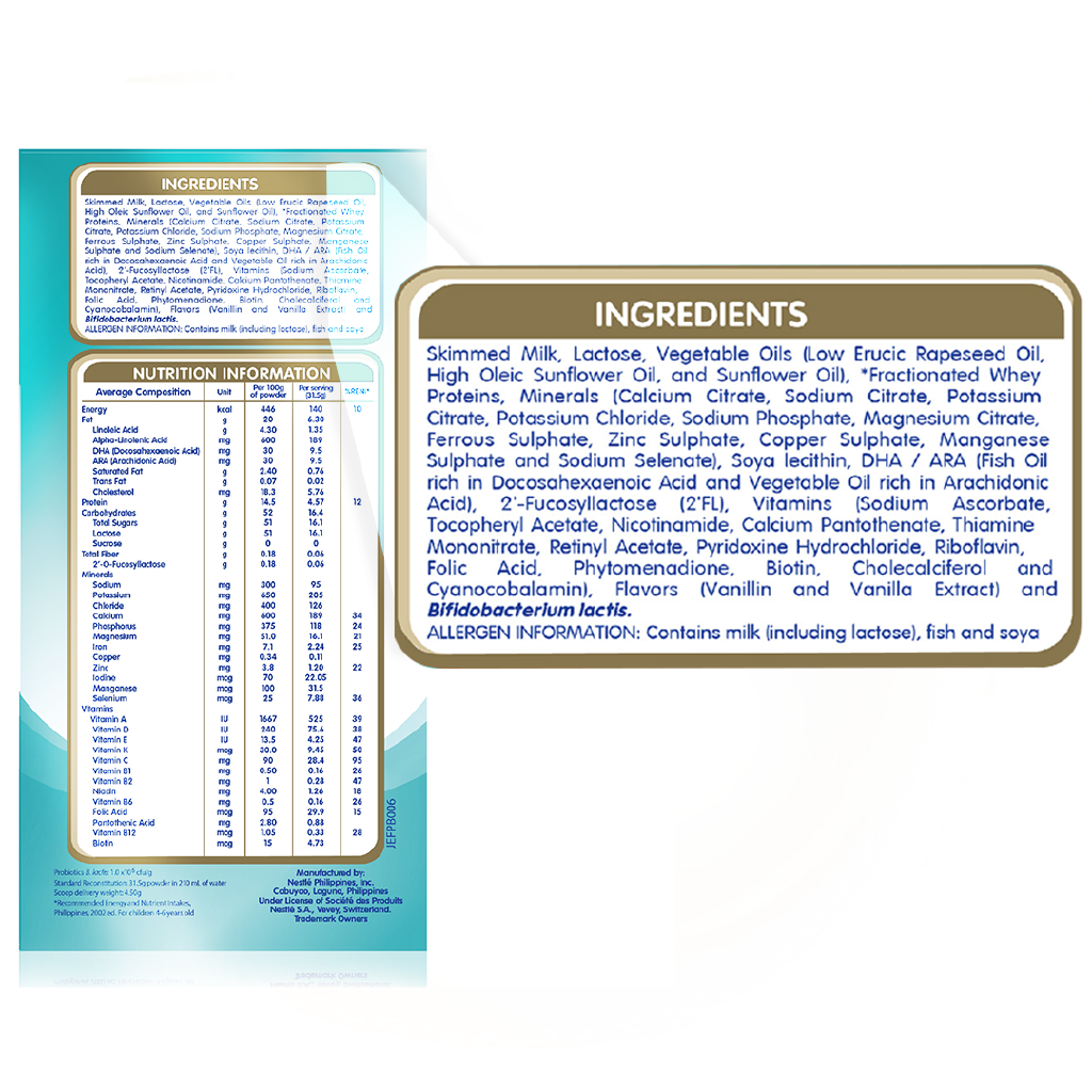 Nankid OptiPro Four Powdered Milk For Children Above 3 Years Old 1.3kg