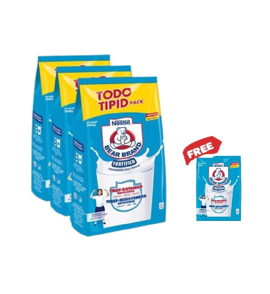 Bear Brand Fortified Powdered Milk Drink 2.4kg