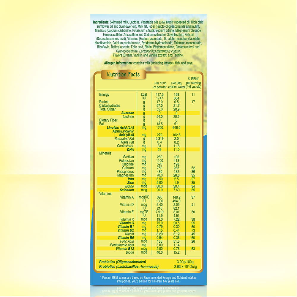 NIDO 5+ Powdered Milk Drink For Children Above 5 Years Old 1.2kg